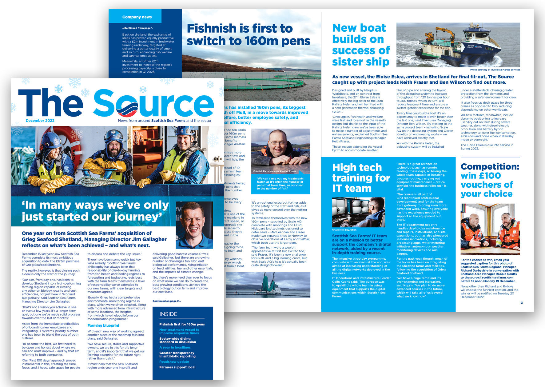The Source newsletter | Scottish Sea Farms