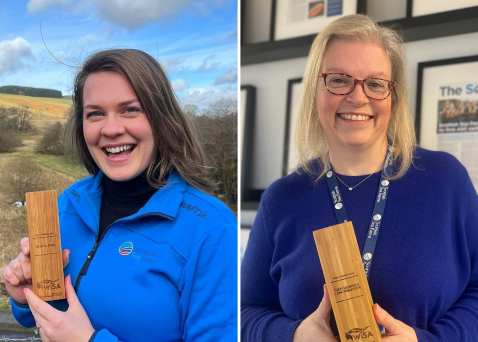 Scottish Sea Farms celebrates double win at WiSA Awards - Scottish Sea ...