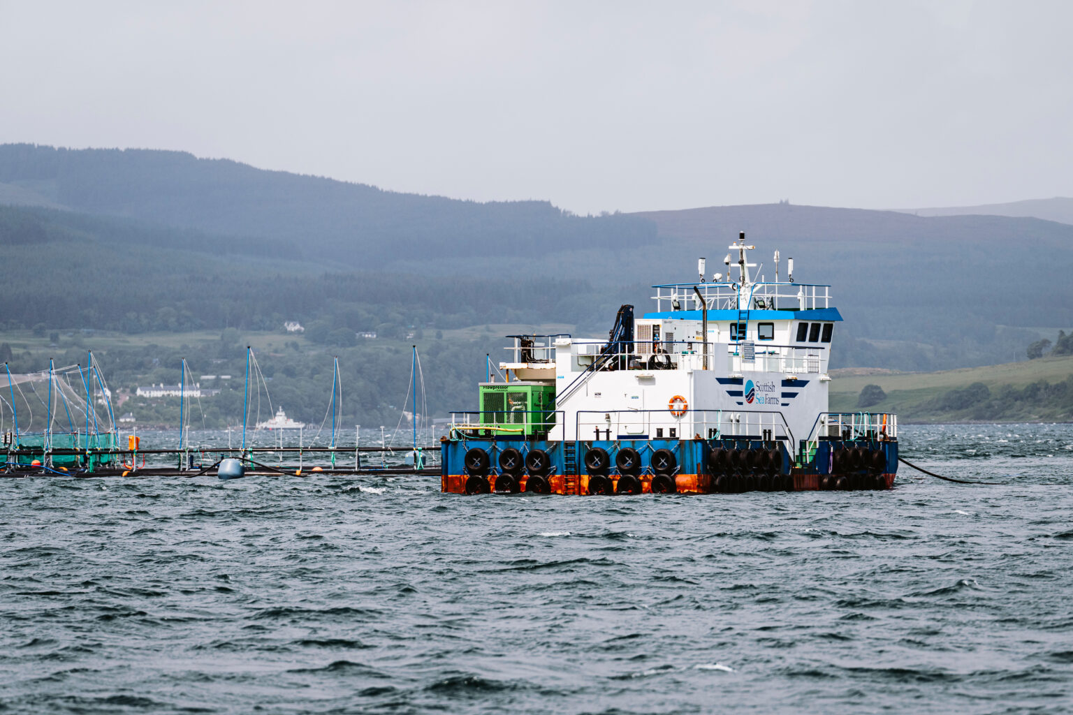 Skerries salmon farm | Scottish Sea Farms